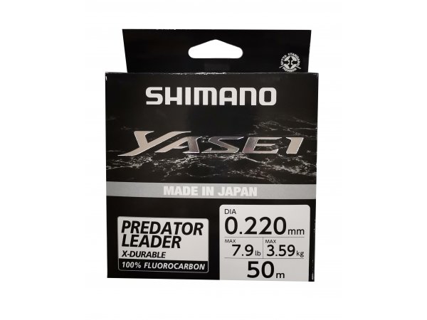 Fluorocarbon shimano yasei predator leader 50m 0.22mm