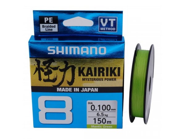 STRUNA SHIMANO KAIRIKI 8 150M 0.06MM 5.3KG MANTIS GREEN