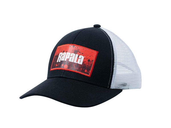 Kačket splash trucker cap black/RED
