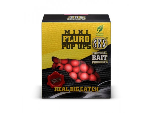 SBS MINI FLURO POP UPS 8MM JAGODA 20G