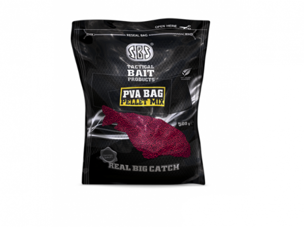 SBS PVA BAG PELETE MIX 2-3MM 500G JAGODA