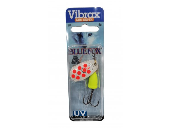 Varalica blue fox vibrax uv BFU3 SOYU