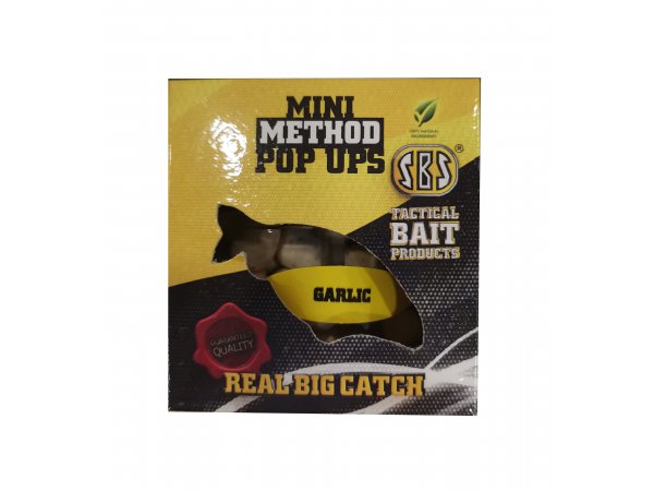 SBS MINI METHOD POP UPS 8-10MM GARLIC 20G