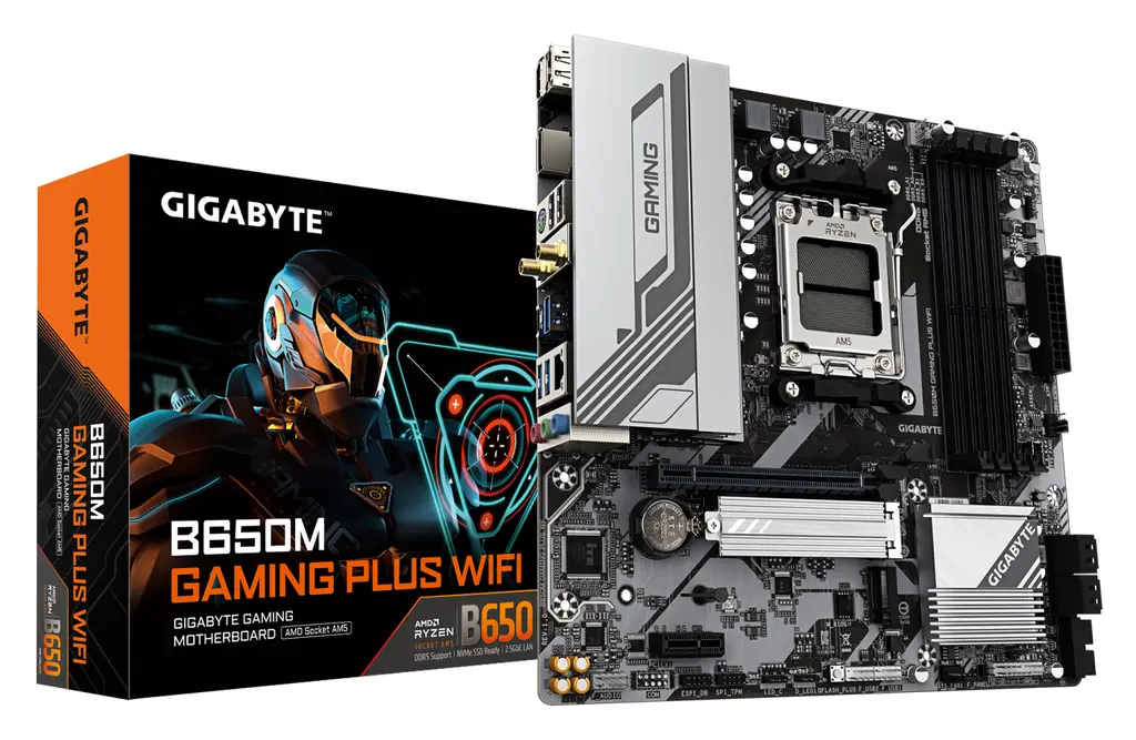 Gigabyte Matična ploča, B650M Gaming Plus WiFi, Rev. 1.x