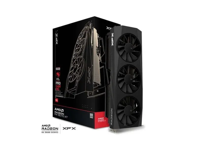 XFX Grafička kartica Radeon RX 9070 XT RX-97TQICKB9 Quicksilver Gaming Edition, 16GB, GDDR6, 256bit
