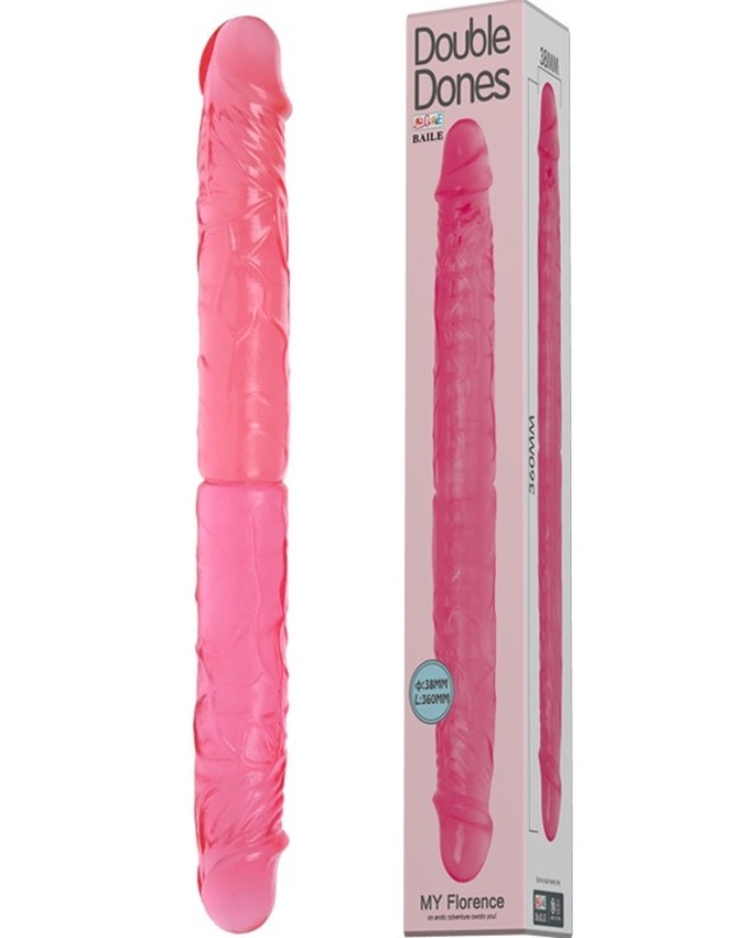 Dupli Dildo Pink | Double Dones My Florence 36 cm