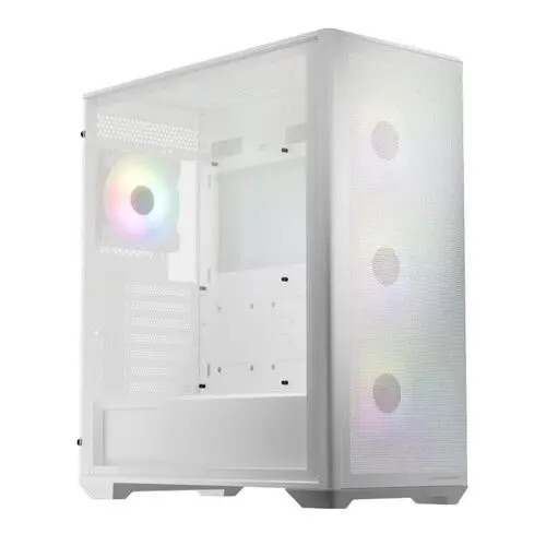 LC Power Gaming kućište za računar 811W-ON Meshwork_XL Light, 3x140mm + 1x120mm, Midi Tower, Belo