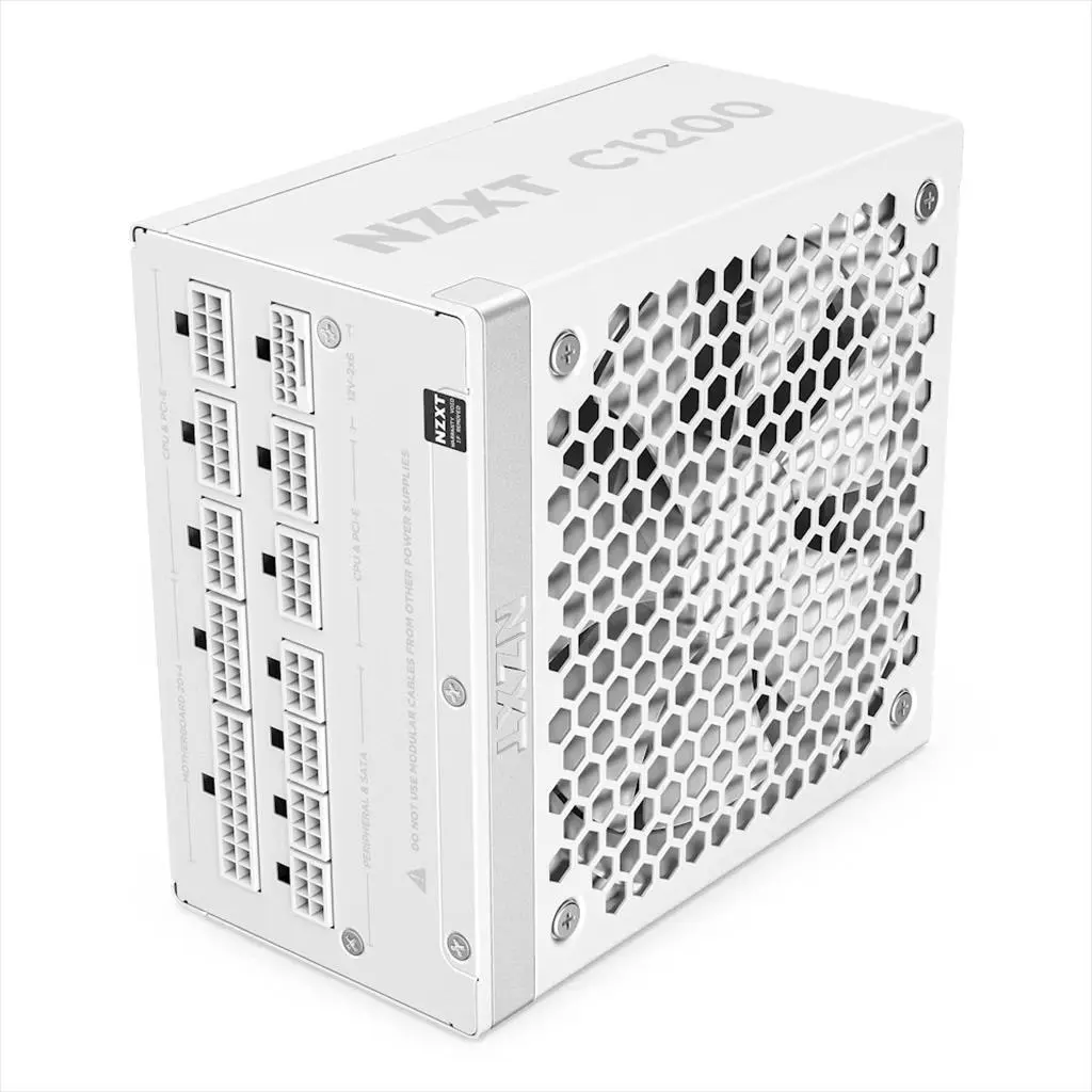 NZKST napaјanje 1200V C1200 belo 80+ zlato Atk 3.1, V/Pcie 5.0, potpuno modularno Pa-2G2Bv-Eu