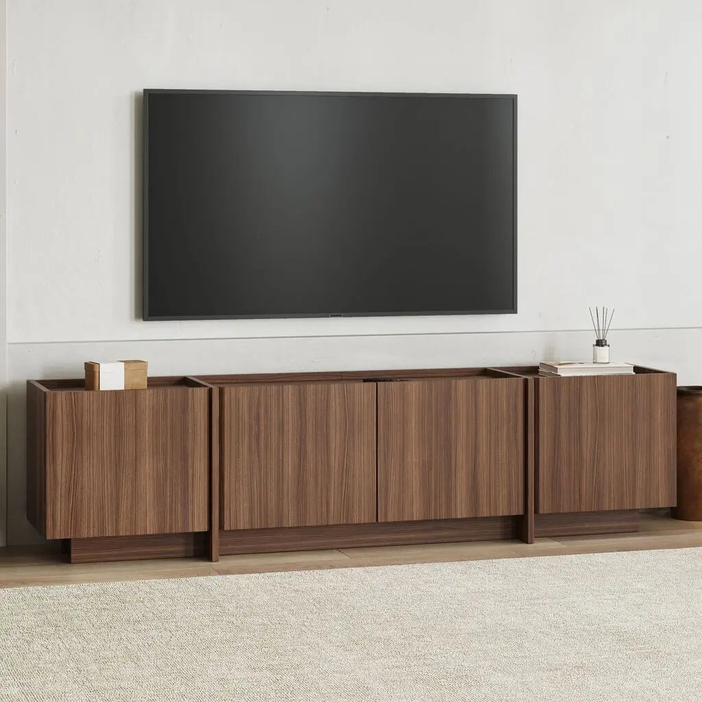 Nordure TV komoda, 180x46x35cm, Braon