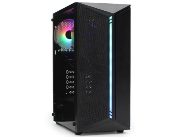 Kucište IG-MAX E0901-6650 Torpedo 1F Mid Tower/ATX/microATX/Mini-ITX/RGB/650W/crna (E0901-6650)
