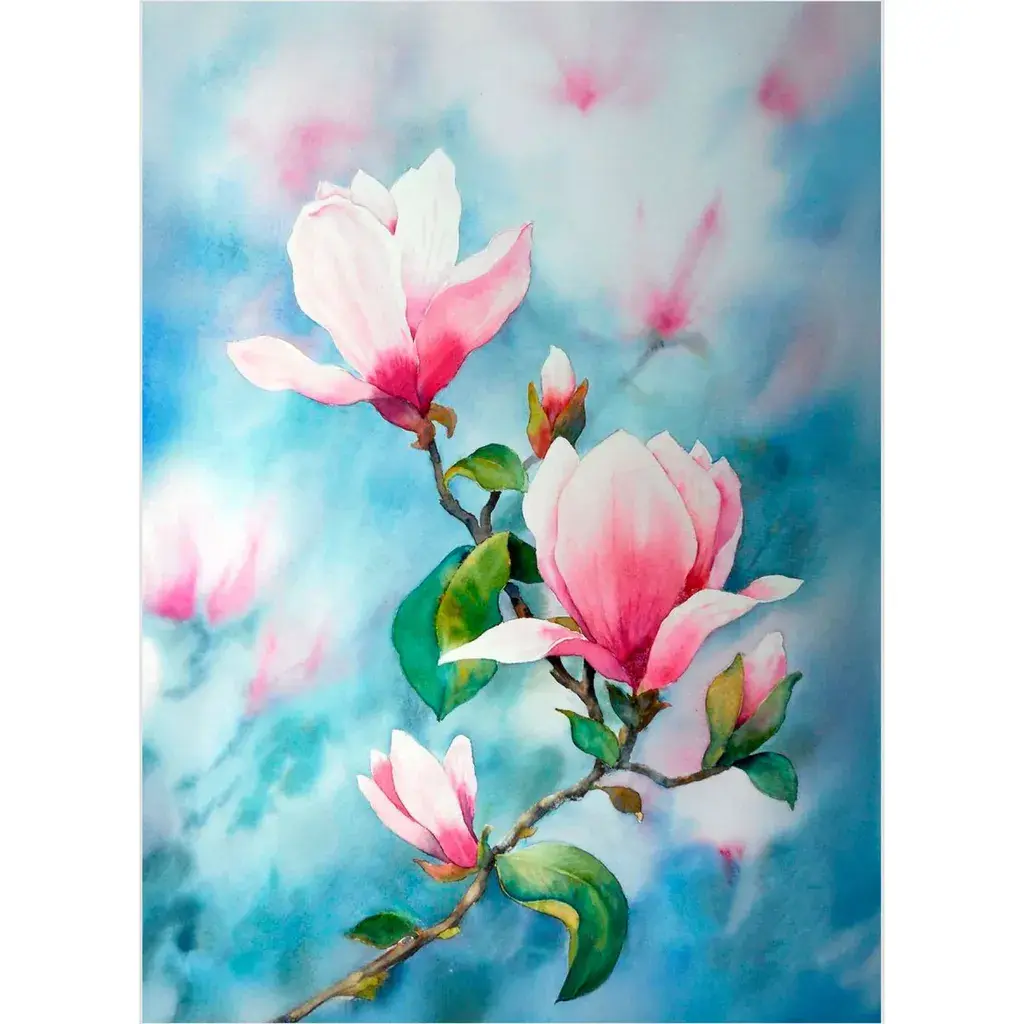 Dijamantski mozaik Magnolija, 30х40 cm