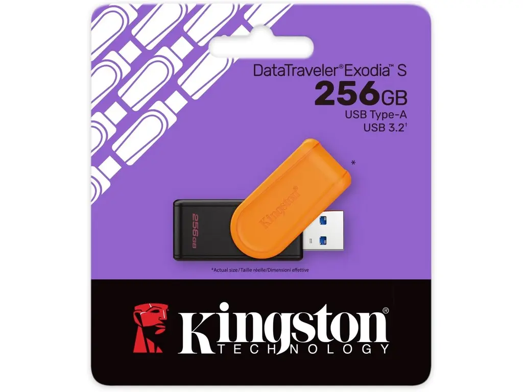 Kingston USB flash memorija DataTraveler Exodia S DTXS/256GB USB 3.2 Gen1