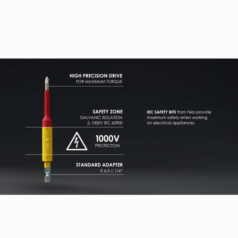 Felo – VDE Safety Bit 1000V slot SL 5,5 x 115 – 03051590
