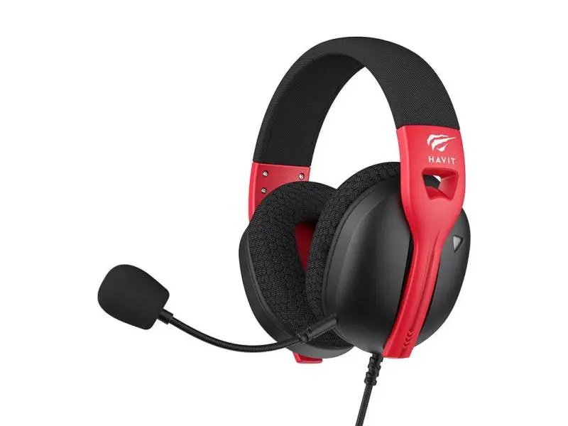 Havit Gaming slušalice Fuxi-H5d, 108 dB, Crveno-crne