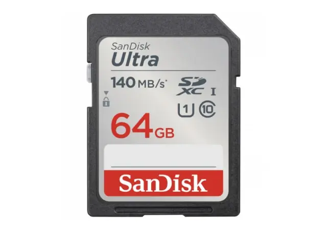 SANDISK SDXC Ultra SDSDUNB-064G-GN6IN, 64GB