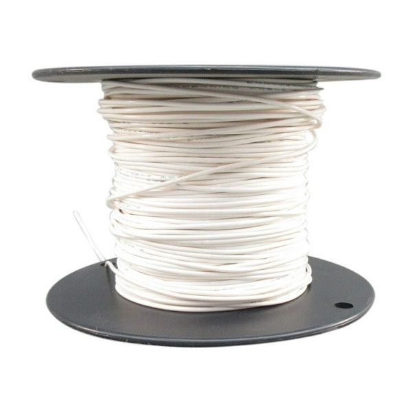 M22759/16-18-9 - 1 Core Wire - White - 18 AWG