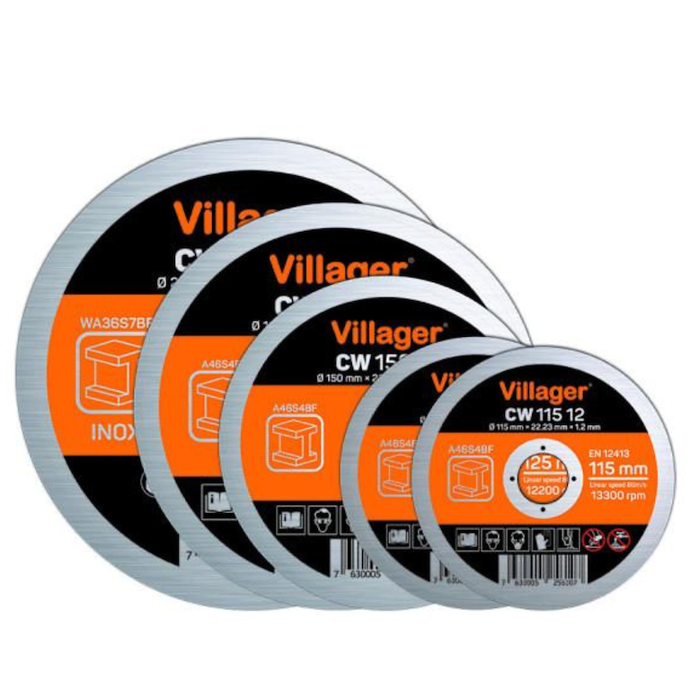 Villager – Rezna ploča za metal CW11510 115×1.0 mm – 086894