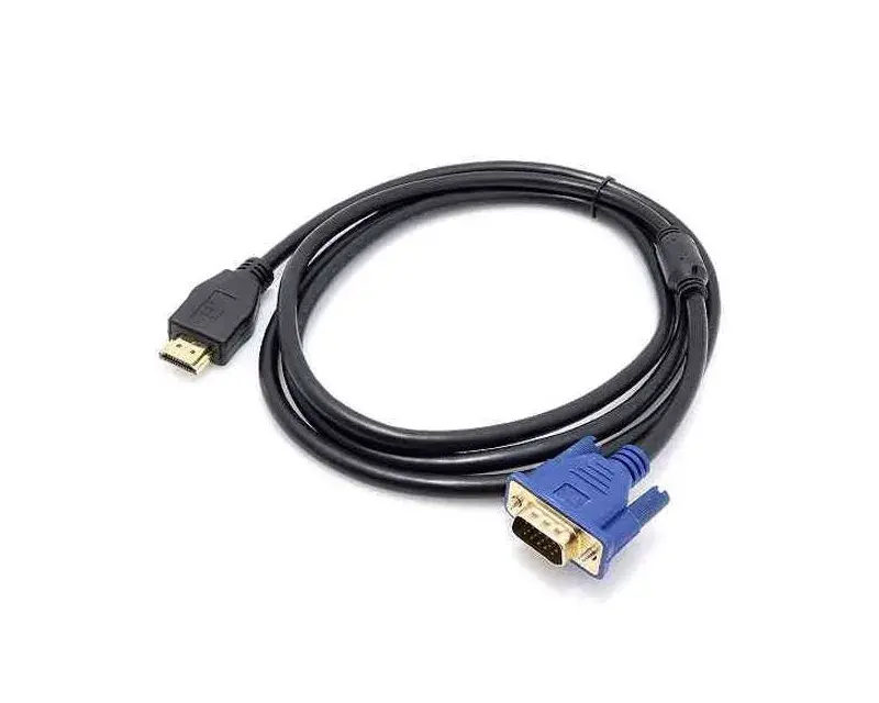 E-Green Kabl konvertor HDMI (M) na VGA D-sub (M), 1.8m, Crni