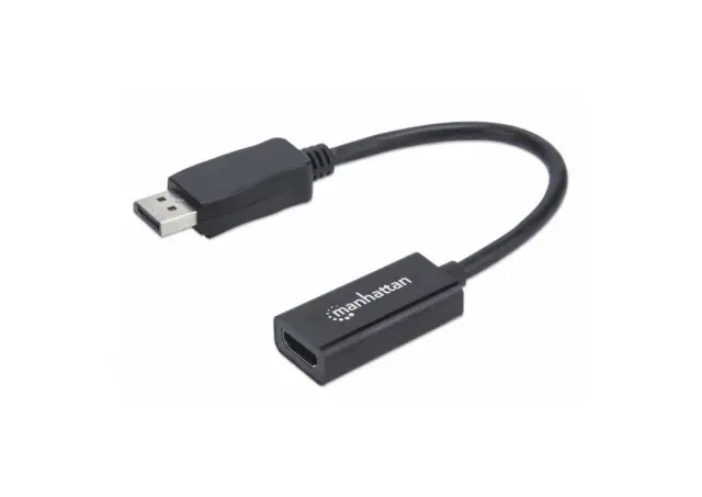 MANHATTAN Adapter 151634 DisplayPort/M - HDMI/F 1080p Crni