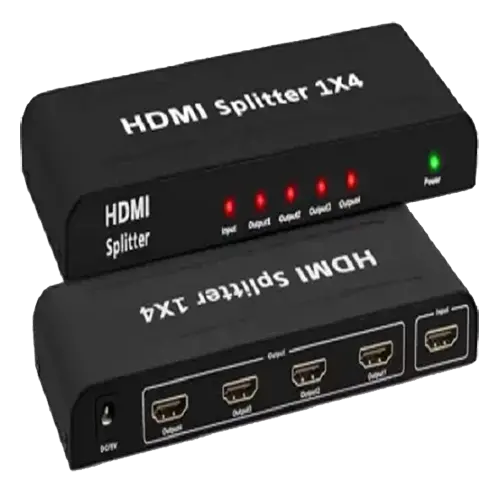 LINKOM HDMI Spliter 1x4 2.0V (4K @ 60Hz) crni