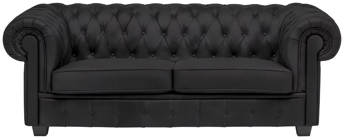 Landscape CHESTERFIELD SOFA crna
