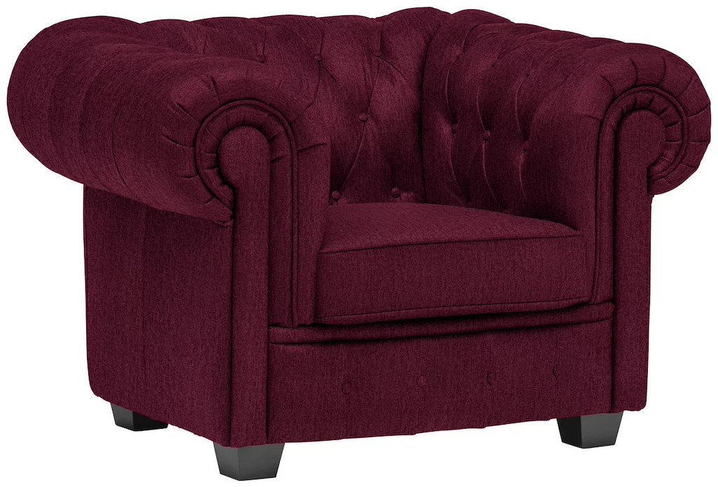 Landscape CHESTERFIELD FOTELJA 115/76,5/96 cm , bordo