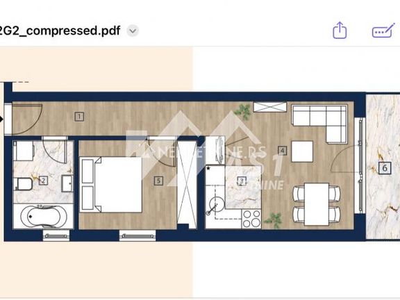 HIT PONUDA – DVOSOBAN STAN NA PRODAJU! - NOVOGRADNJA ID#6462