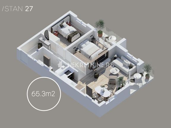 PRODAJA DVOSOBNOG STANA - KARADJORDJEVA, LOZNICA