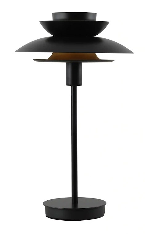 Rea Light Leda HN2584-B/G Stona lampa, E27, 25W, O30cm, Crna