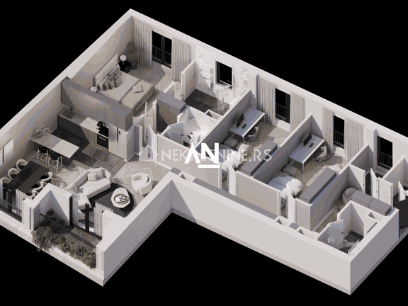 Voždovac, Centar, Jove Ilića, stan od 132m2 na prvom spratu, bez provizije za direktne kupce ID#27078