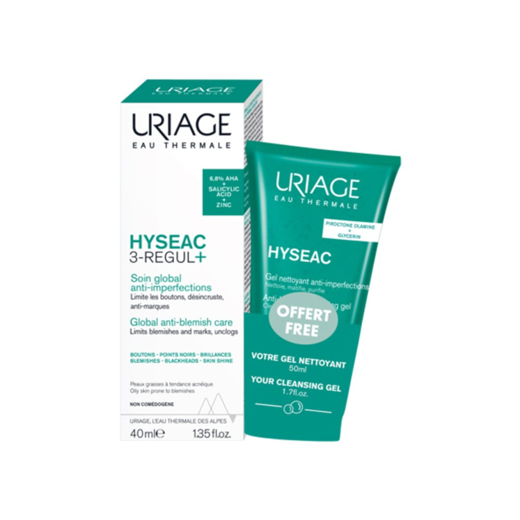 Uriage Hyseac 3-Regul+ krema 40ml + gel 50ml