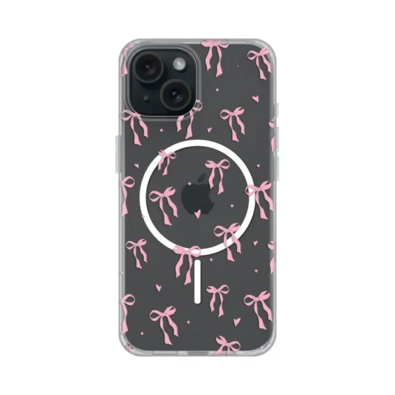 Maska Print Magsafe za iPhone 15 Cute Bows