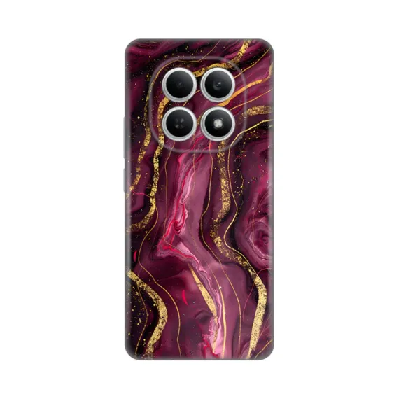 Maska Silikonska Print za Xiaomi Redmi Note 15 5G Burgundy