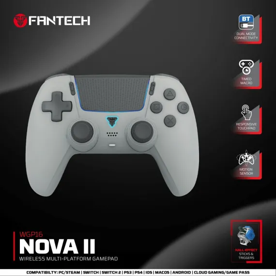 Joypad wireless Fantech WGP16 Nova II sivi