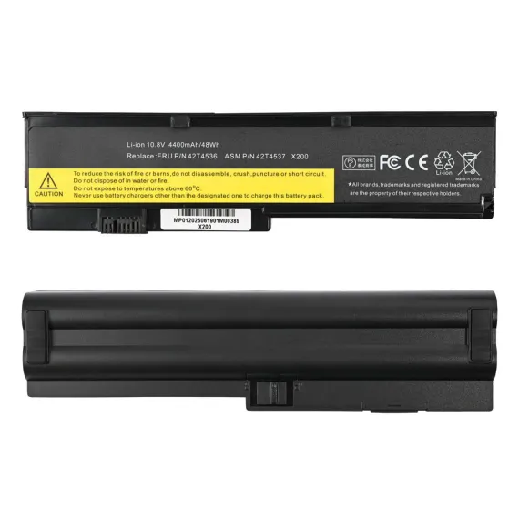 Baterija za Laptop - Lenovo X200 10.8 4400mAh HQ2200 B