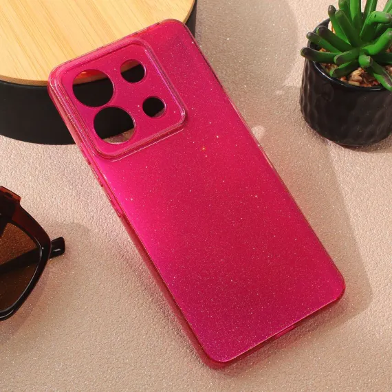 Maska Sparkle Dust za Xiaomi Redmi Note 13 Pro 5G bordo