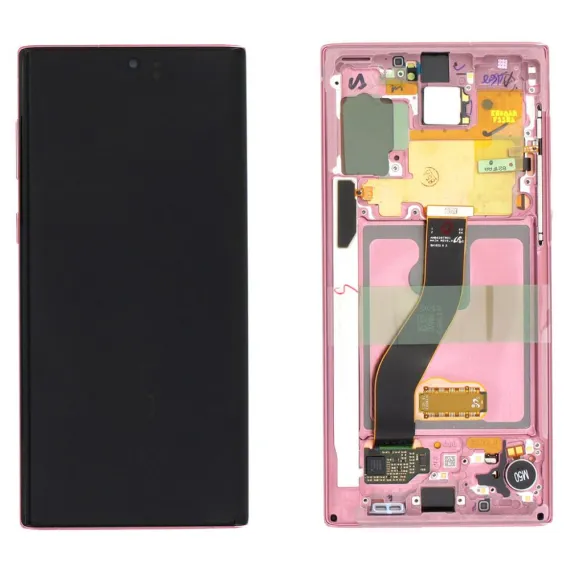 LCD ekran / displej za Samsung Galaxy Note 10+Touchscreen Aura pink+frame Service Pack ORG/GH82-20818F