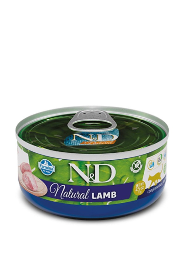 N&D Vlažna hrana Can Cat Natural Lamb 70g x 12kom