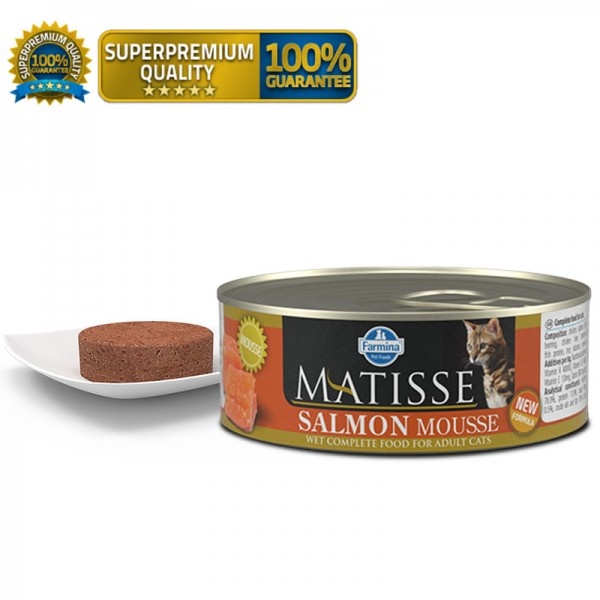 Matisse Vlažna hrana Cat Mousse Salmon 85g