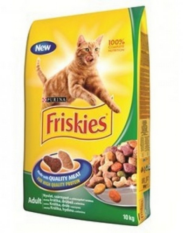 Friskies Suva hrana za mačke Zečetina, Piletina i Povrće 10Kg
