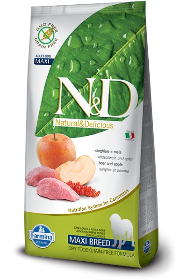 N&D Suva hrana Prime Maxi Adult Boar&Apple 12kg