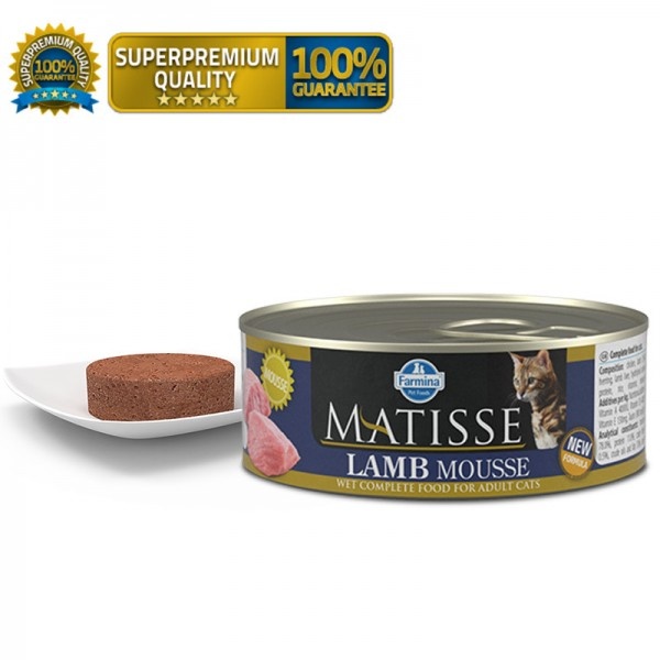Matisse Vlažna hrana Cat Mousse Lamb 85g