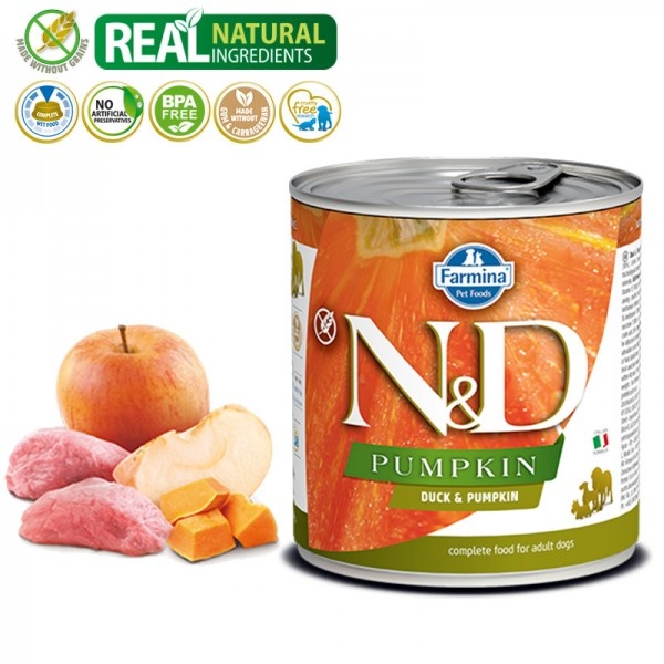 N&D Vlažna hrana konzerva Dog Pumpkin Duck&Pumpkin 285g