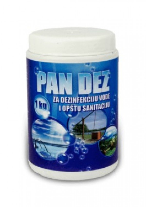 PAN DEZ - Hlorni preparat za dezinfekciju vode i površina 100g