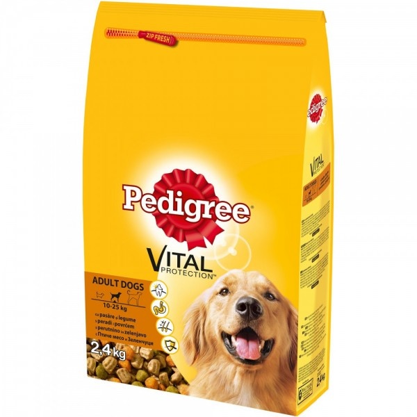Pedigree Suva hrana Adult govedina i živina 15Kg