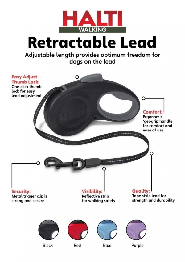 HALTI Retractable Lead M