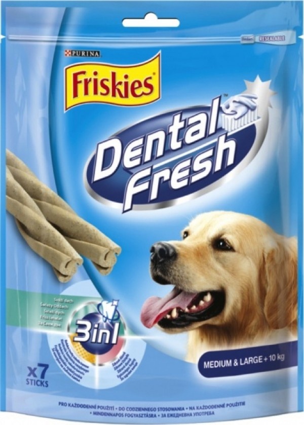 FRISKIES Poslastica za pse Dental Fresh 3u1 Medium/Large 180g
