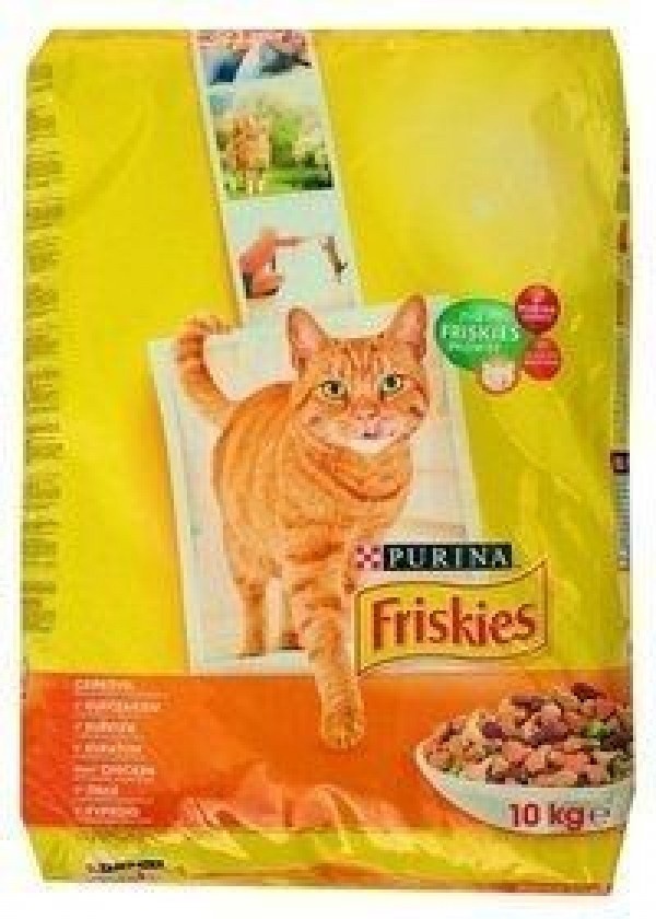 Friskies Suva hrana za mačke Adult Piletina i Povrće 10 Kg