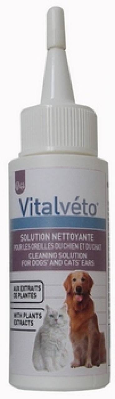 VitalVeto Losion za čišćenje ušiju kod pasa i mačaka (60ml)