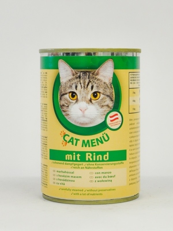 Cat Menu Vlažna hrana govedina 415g